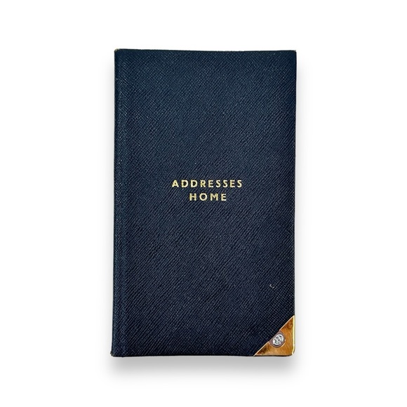 Gucci | Office | Gucci Vintage Blue Red Leather Bound 2section Mini ...